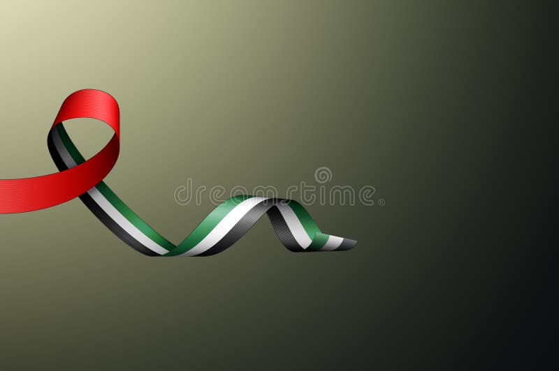 Uae Flag Ribbon Stock Illustrations – 1,072 Uae Flag Ribbon Stock ...