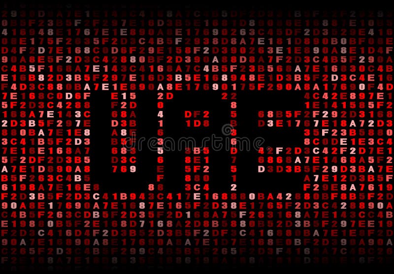 UAE Text on Hex Code Illustration Stock Illustration - Illustration of ...