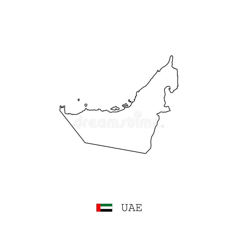 Outline Map Uae Stock Illustrations – 820 Outline Map Uae Stock ...