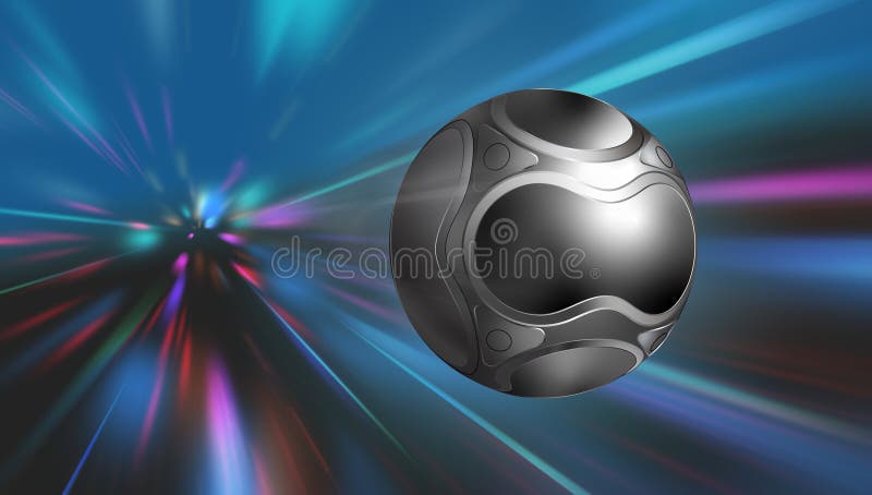 UAP, UFO drone stock illustration. Illustration of portal - 287761875