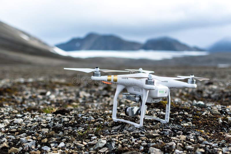 UAV in Arctic stock photo. Image of arctic, technology - 95427384
