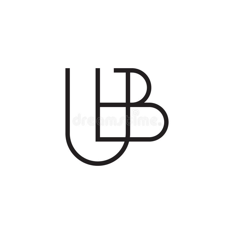 Ub Initial Letter Vector Logo Icon Stock Vector - Illustration of ...