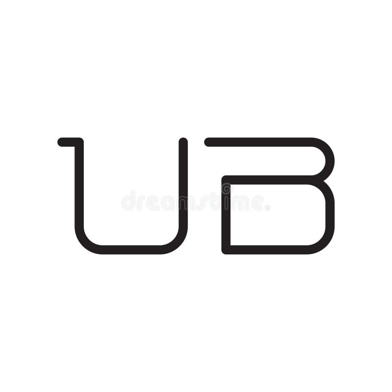 Ub Initial Letter Vector Logo Icon Stock Vector - Illustration of ...