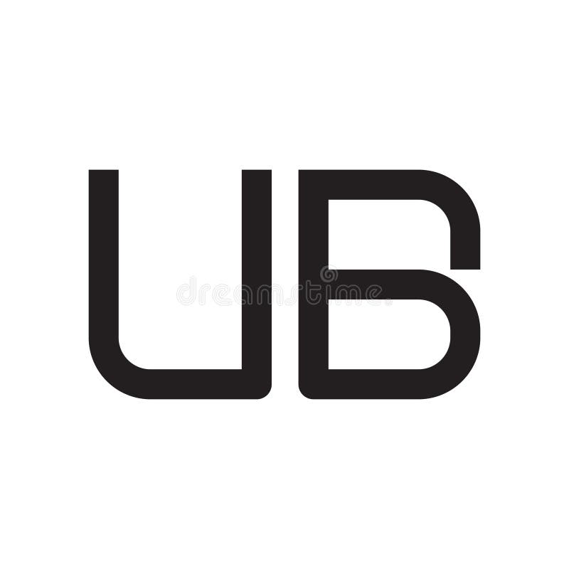 Ub Initial Letter Vector Logo Icon Stock Vector - Illustration of ...
