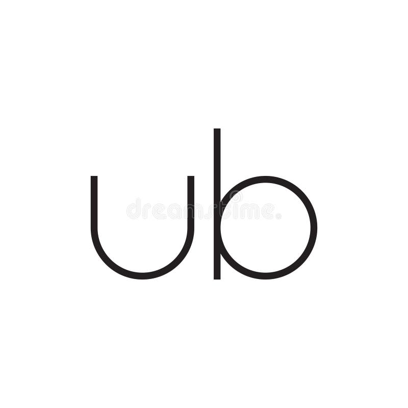 Ub Initial Letter Vector Logo Icon Stock Vector - Illustration of ...
