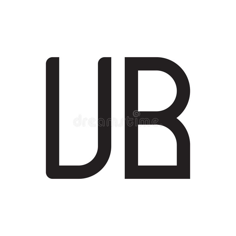 Ub Initial Letter Vector Logo Icon Stock Vector - Illustration of ...