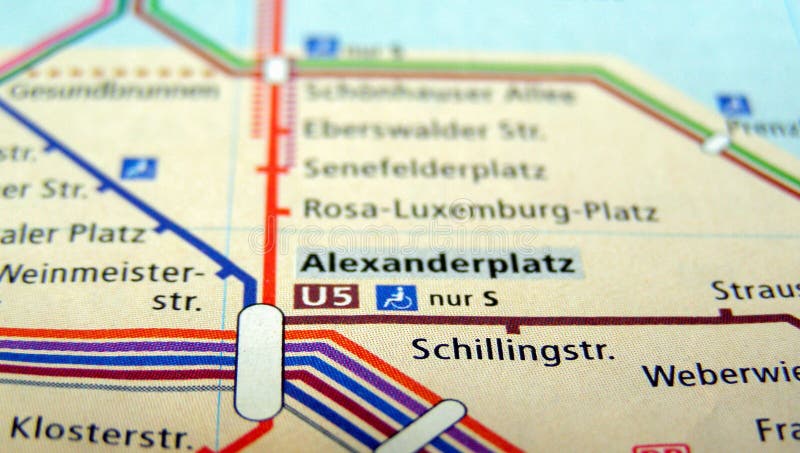 Tube Map of Berlin Underground Aka Ubahn Editorial Photo - Image of ...