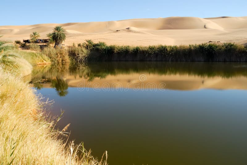 Ubari Oasi, Fezzan, Libya stock image. Image of sunny - 87153873