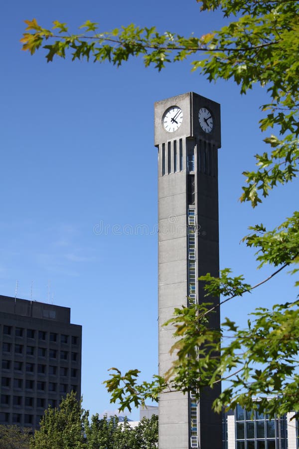 UBC Clocktower, Vancouver stock foto. Image of buitenkant - 15130042