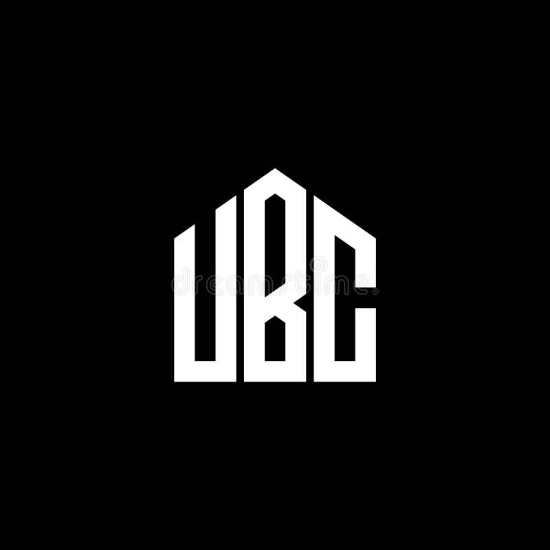 UBC Letter Logo Design on BLACK Background. UBC Creative Initials ...