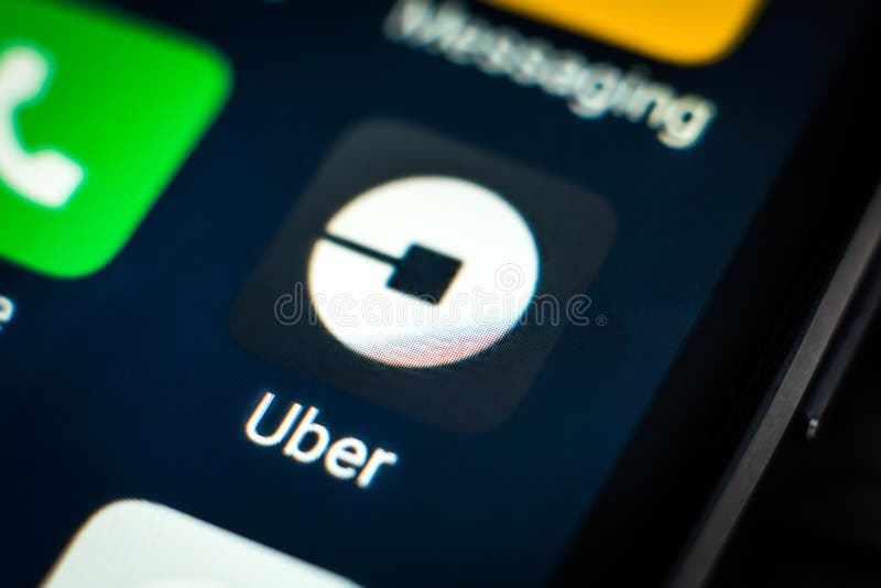 Uber and Lyft Driver editorial stock photo. Image of uber - 118661428