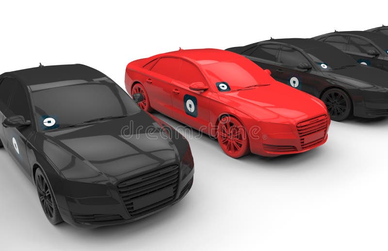 Uber black car fleet editorial photo. Illustration of passenger - 94977481