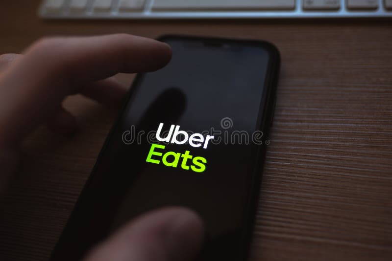 Uber Eats Logo on the Smartphone Screen Editorial Photography - Image of device, communicate ...