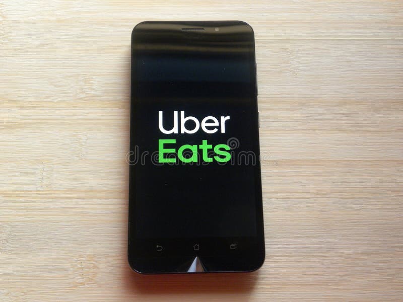 Uber Eats editorial image. Image of black, logo, cell - 145688860