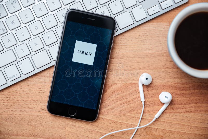 UBER is Smartphone App-based Transportation Network Editorial Stock ...