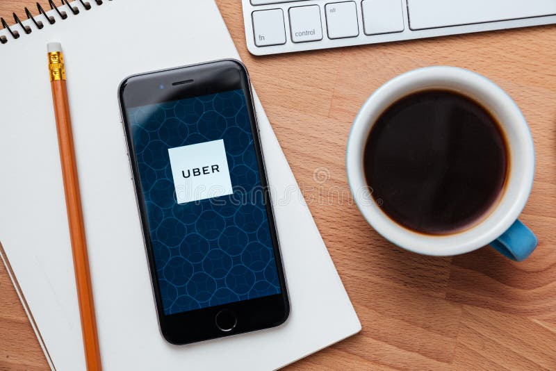 UBER is Smartphone App-based Transportation Network Editorial Stock ...