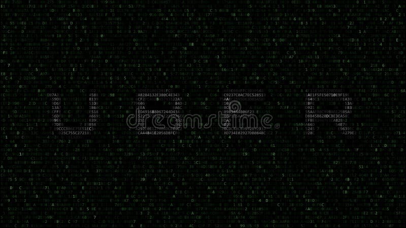 Uber Technologies Inc. Logo Made of Flashing Hexadecimal Symbols on ...