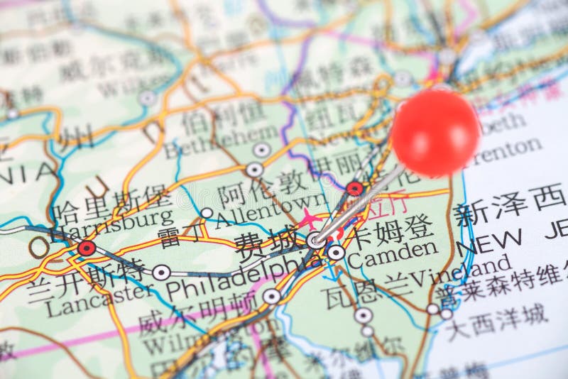 140 Mapa De Philadelphia Fotos de stock - Fotos libres de regalías de ...