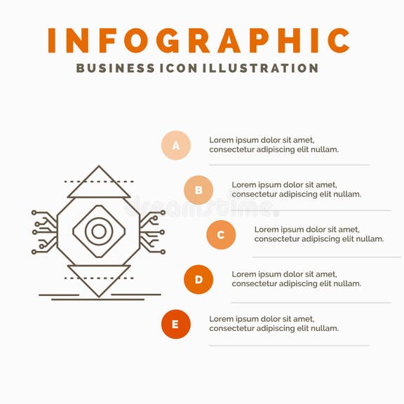 Ubicomp, Computing, Ubiquitous, Computer, Concept Infographics Template ...