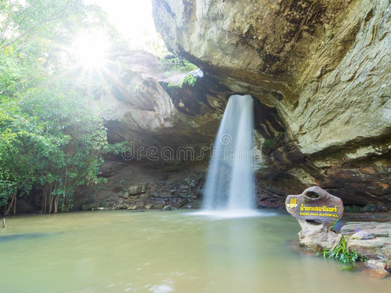Ubon Ratchathani, Thailand - August 13, 2022: Saeng Chan Waterfall in ...