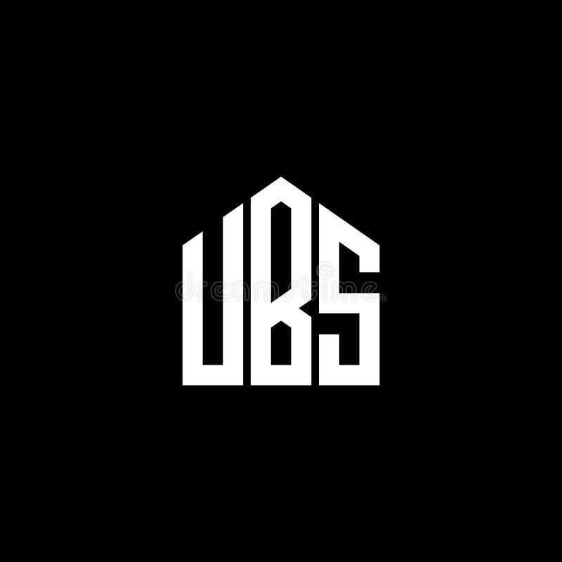 UBS Letter Logo Design on BLACK Background. UBS Creative Initials ...