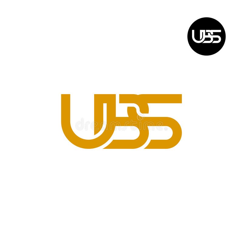 UBS Logo Letter Monogram Design Stock Vector - Illustration of brand ...