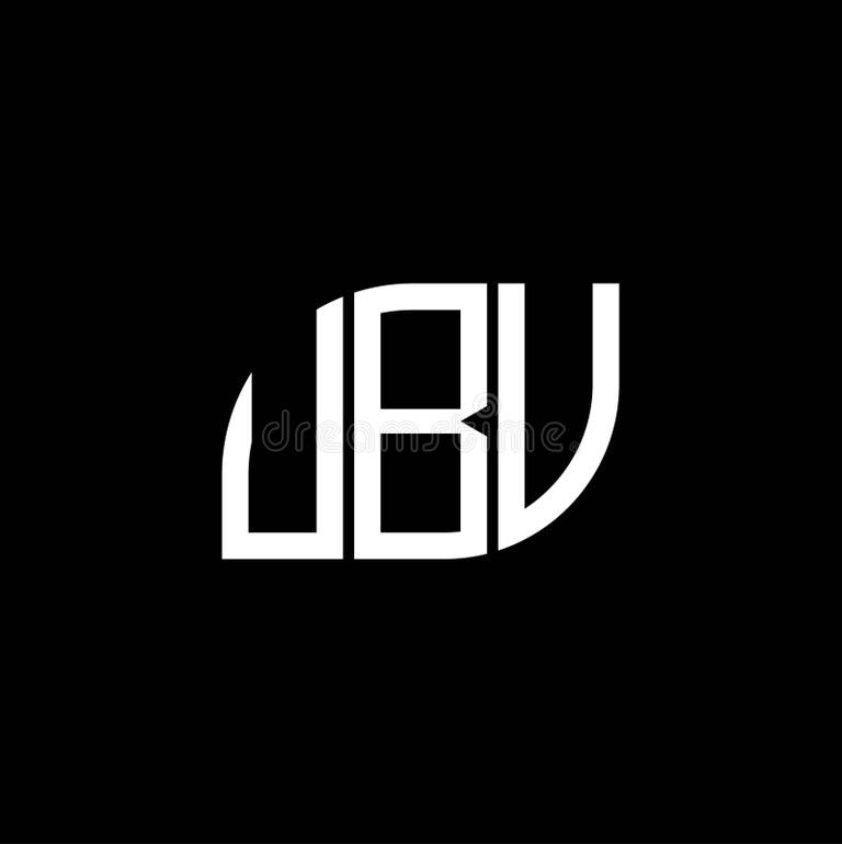 UBU Letter Logo Design on Black Background. UBU Creative Initials ...