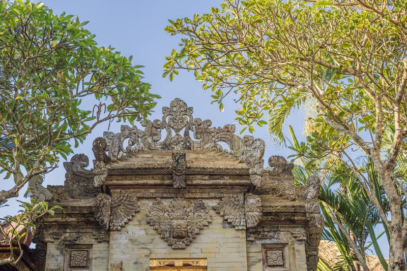 Ubud Palace, Bali - Inside the Ubud Palace, Bali Stock Photo - Image of ...