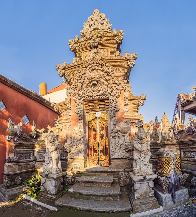 Ubud Palace, Bali - Inside the Ubud Palace, Bali Stock Image - Image of ...