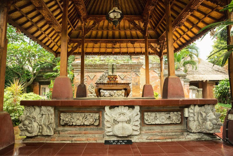 Ubud Palace, Bali - Inside the Ubud Palace, Bali, Indonesia Stock Photo ...