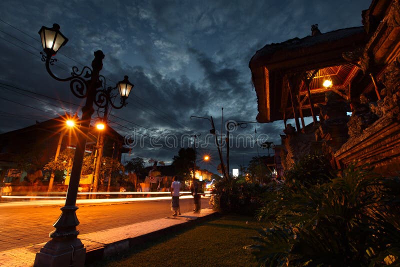 Ubud street stock image. Image of exterior, line, attraction - 26887933