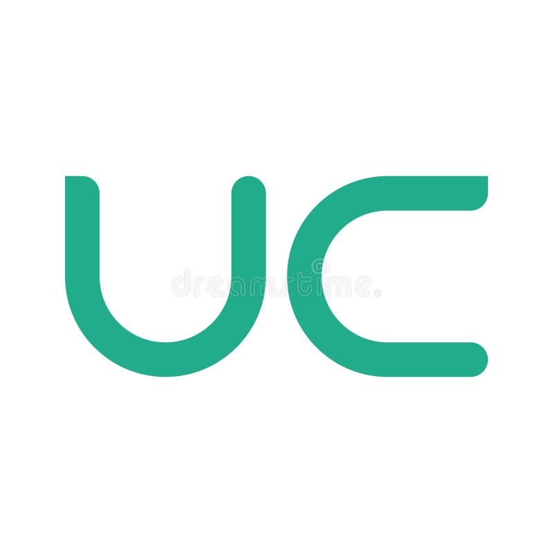 Uc Initial Letter Vector Logo Icon Stock Vector - Illustration of ...