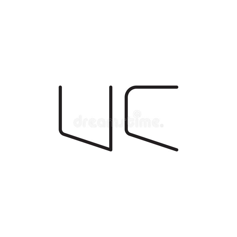Uc Initial Letter Vector Logo Icon Stock Vector - Illustration of ...