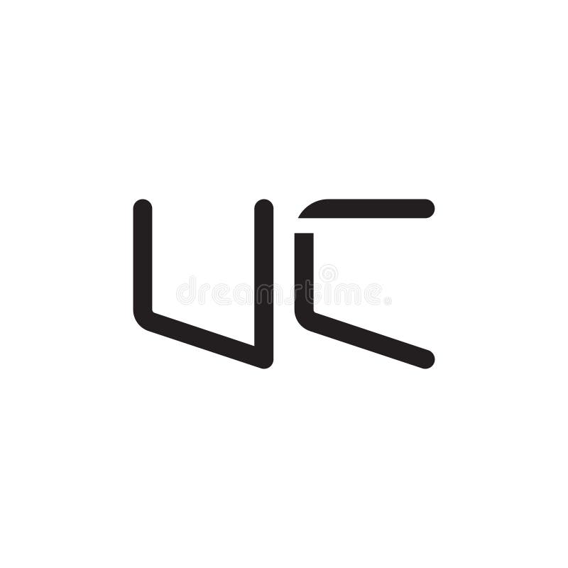 Uc Initial Letter Vector Logo Icon Stock Vector - Illustration of ...