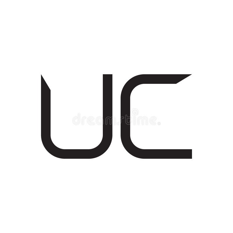 Uc Initial Letter Vector Logo Icon Stock Vector - Illustration of ...