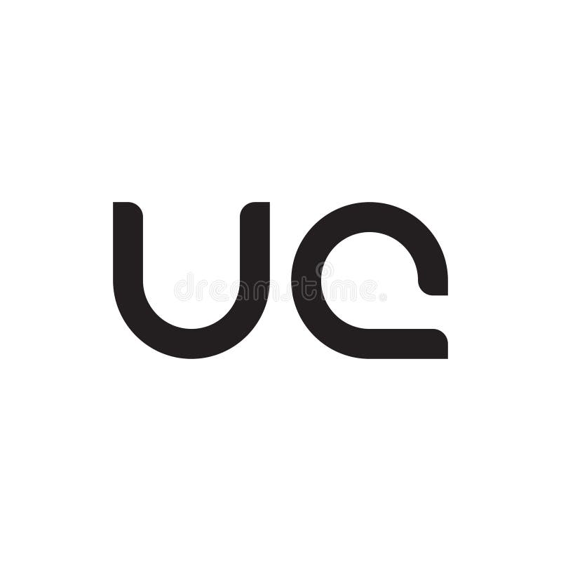 Uc Initial Letter Vector Logo Icon Stock Vector - Illustration of ...