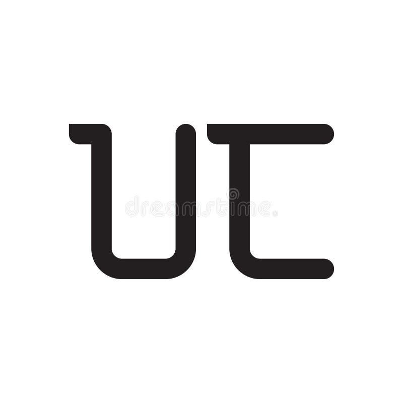 Uc Initial Letter Vector Logo Icon Stock Vector - Illustration of icon ...