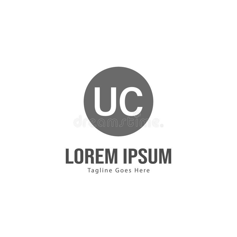 UC Letter Logo Design. Creative Modern UC Letters Icon Illustration ...