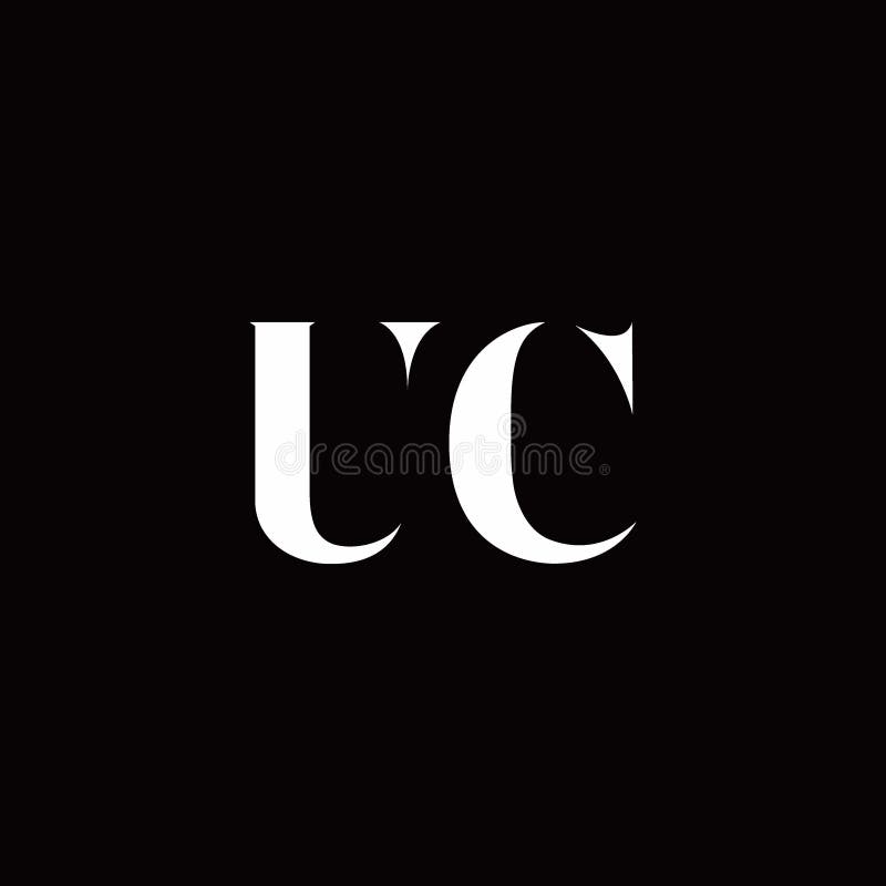 UC Logo Letter Initial Logo Designs Template Stock Vector ...