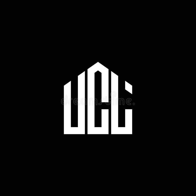 UCL Letter Logo Design on BLACK Background. UCL Creative Initials ...