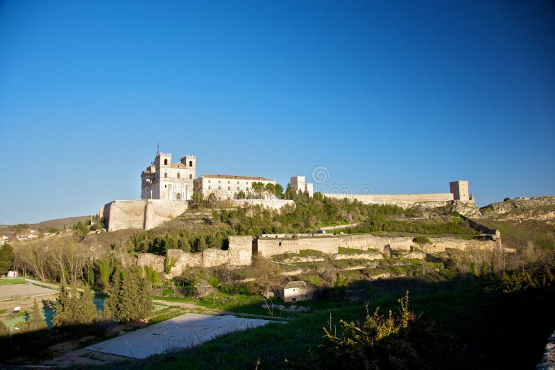 Ucles monastery and castle stock photo. Image of castle - 17612750