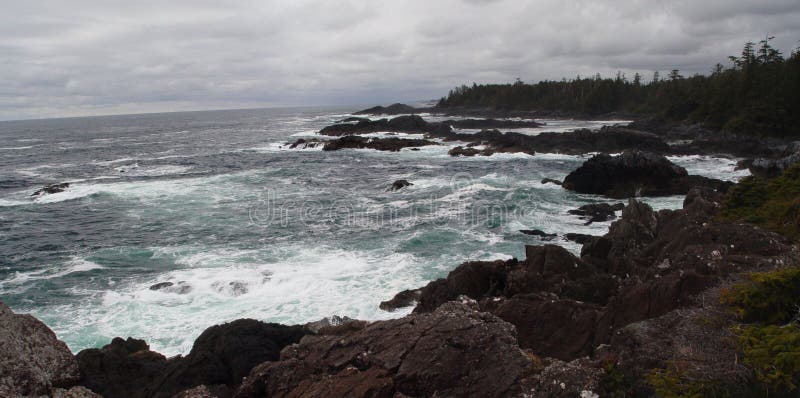 Ucluelet Beach stock photo. Image of waves, water, pacific - 59247930
