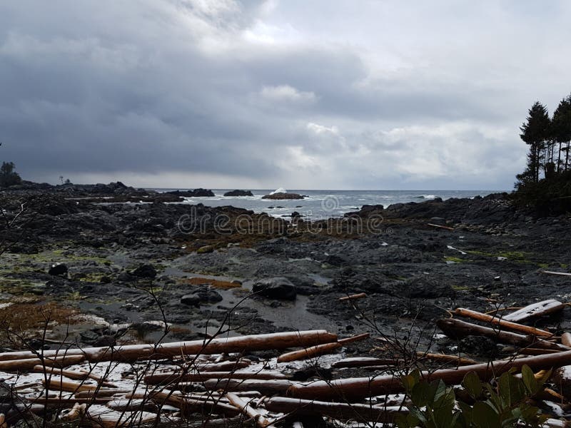 Ucluelet Beach stock photo. Image of waves, water, pacific - 59247930