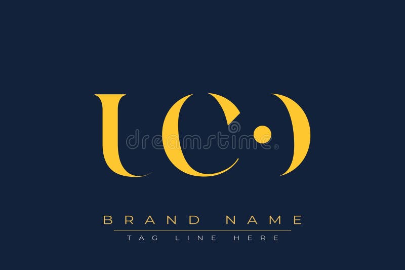 UCO Abstract Letter Logo Design Stock Vector - Illustration of modern ...