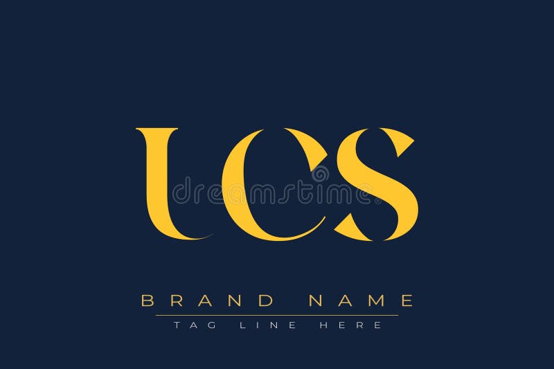 UCS Abstract Letter Logo Design Stock Vector - Illustration of ...