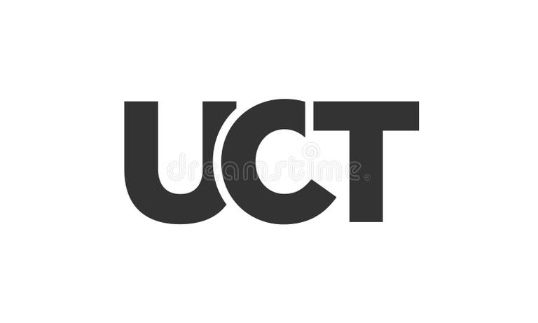 UCT Logo Design Template with Strong and Modern Bold Text. Initial ...