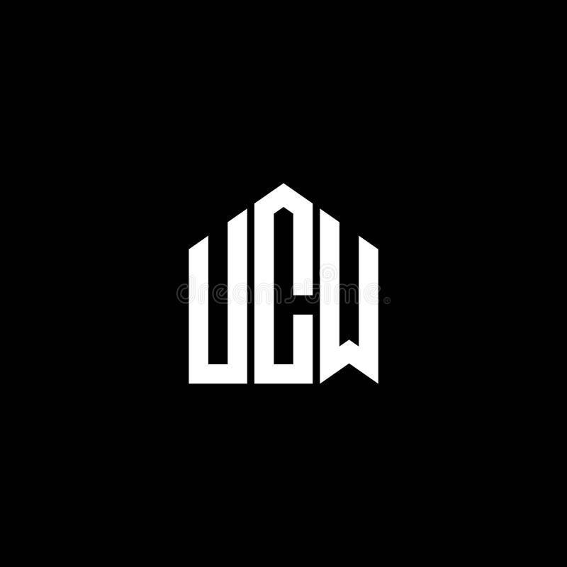 UCW Letter Logo Design on BLACK Background. UCW Creative Initials ...