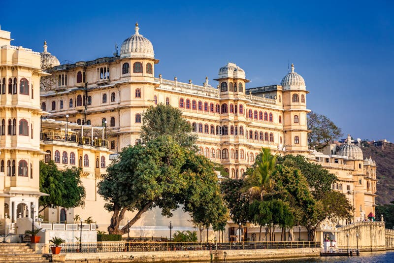 Udaipur castle India. stock image. Image of hotel, holiday - 92300351