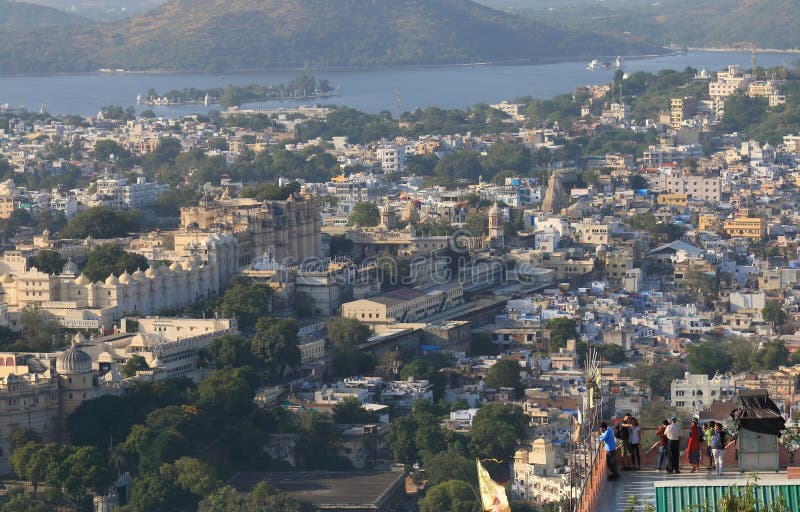 Udaipur cityscape India editorial photo. Image of udaipur - 105320336