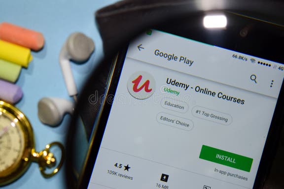 Udemy - Online Courses Dev App with Magnifying on Smartphone Screen ...